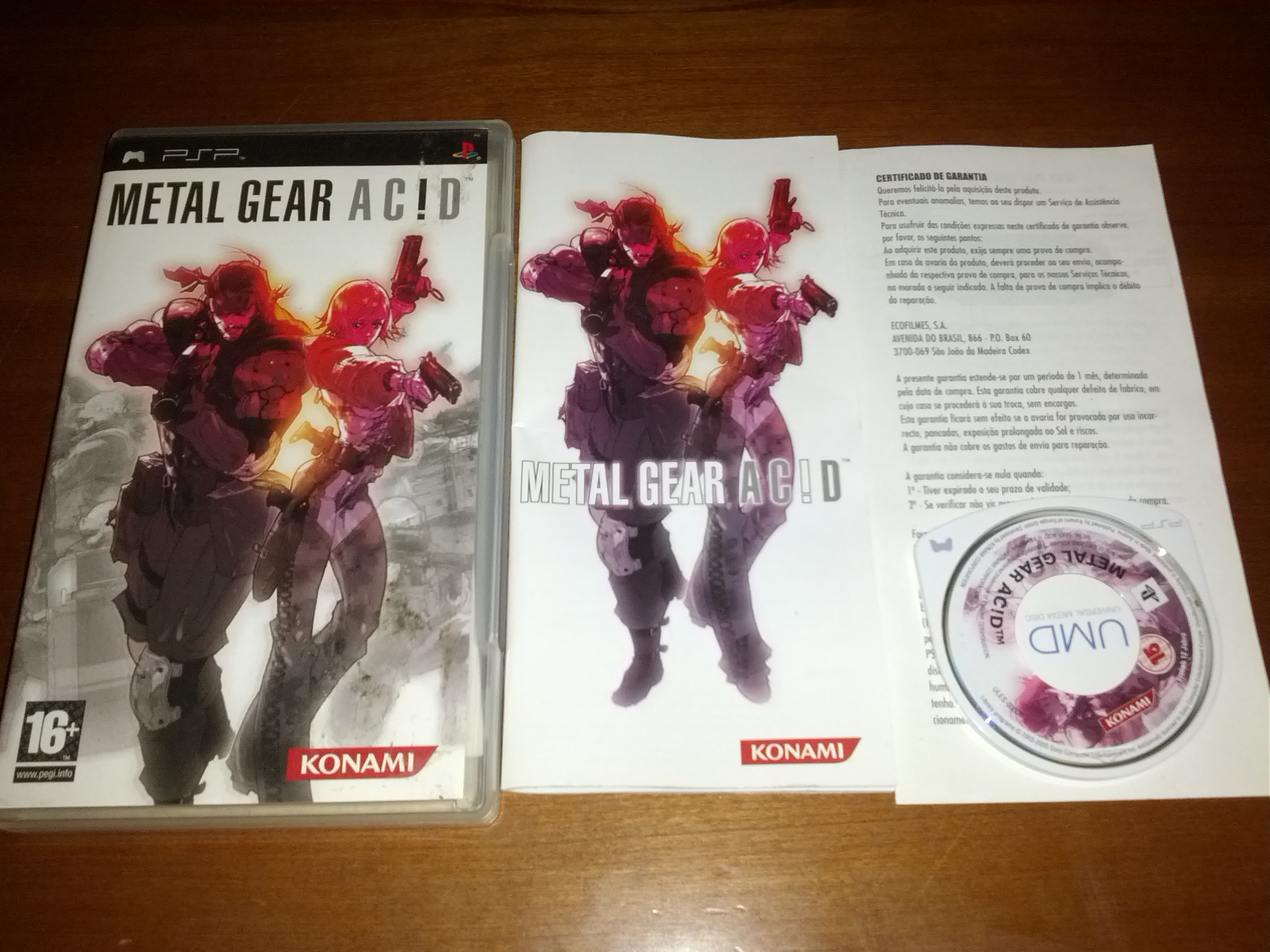 Metal Gear Acid (Sony Playstation Portable) – GreenHillsZone